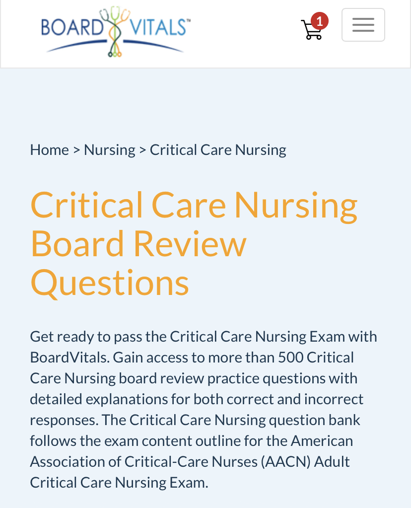 How to Prepare for and Pass the CCRN with Confidence! (Part 1 of 2 ...