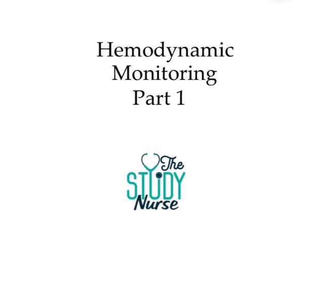 Critical Care Resources – The Study Nurse